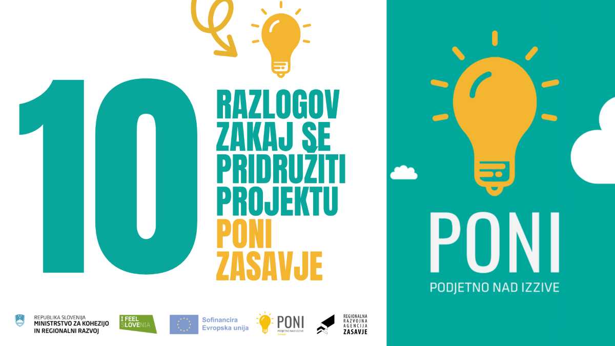 Peta edicija projekta PONI Zasavje - Savus