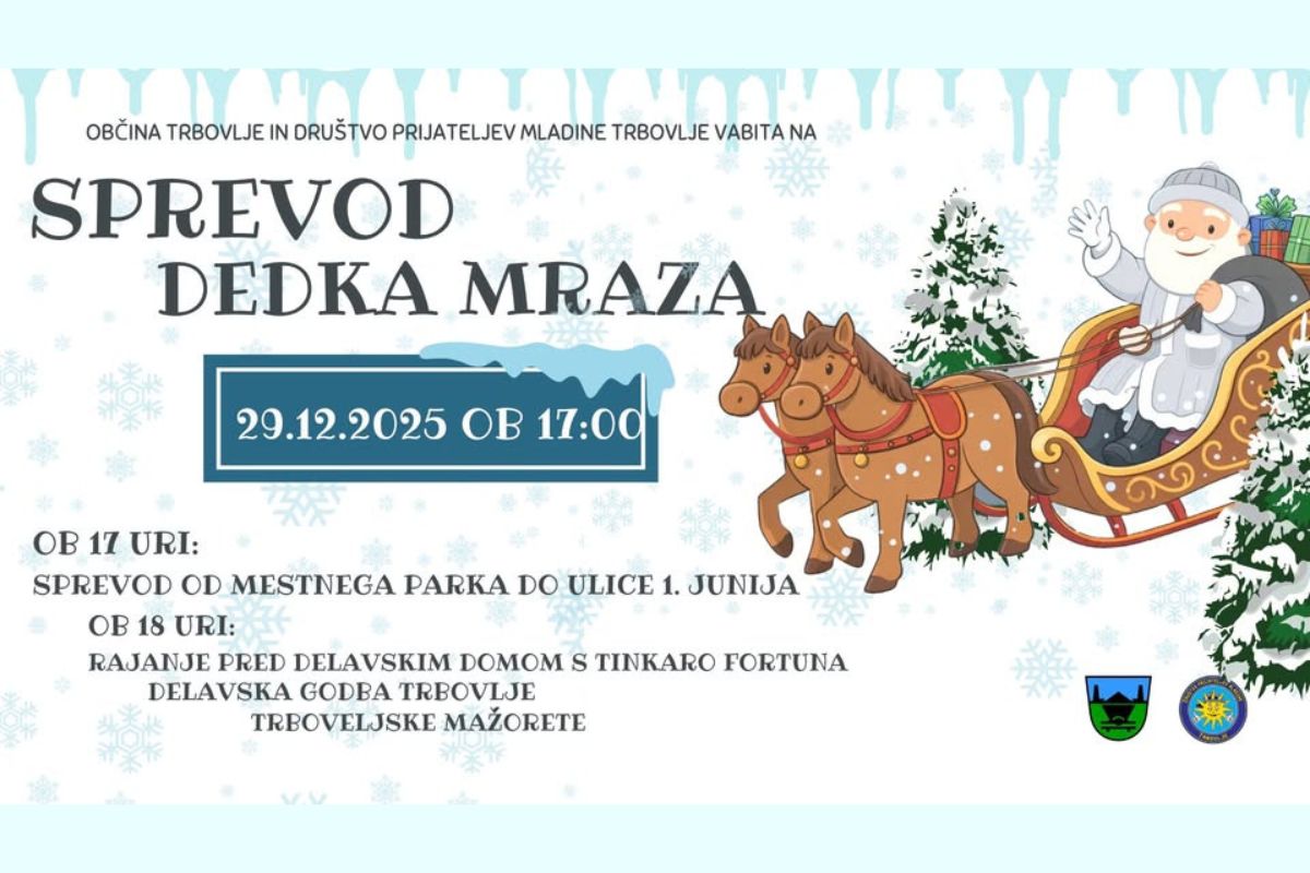 V Trbovlje prihaja dedek Mraz - Savus